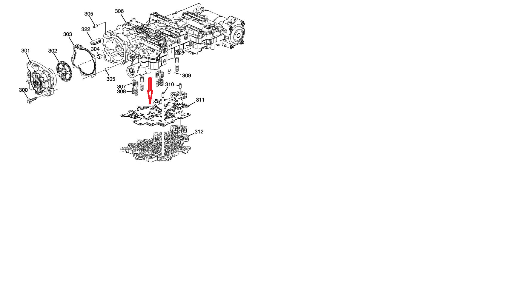 Valve body paper gasket upper 8L45,8L90 24277738 UP from MAKTRANS-ORING ...