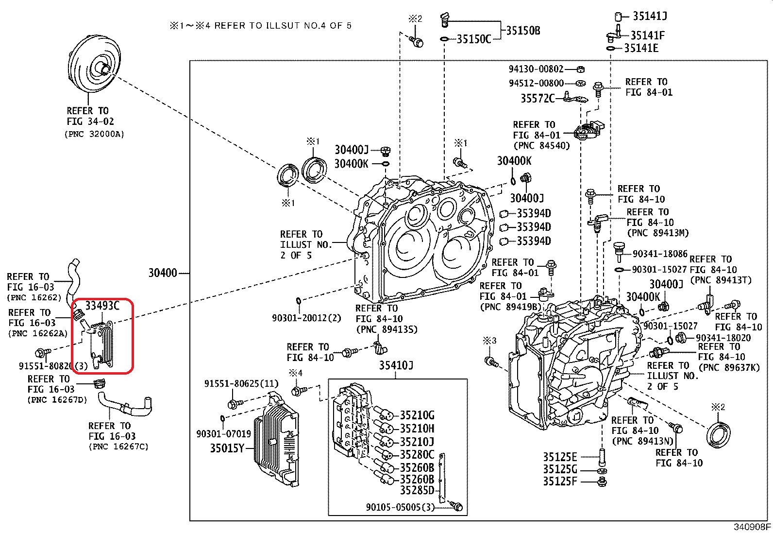 Heat exchanger K120 Direct Shift CVT 3349312090 2241004970 DENSO 224100 ...