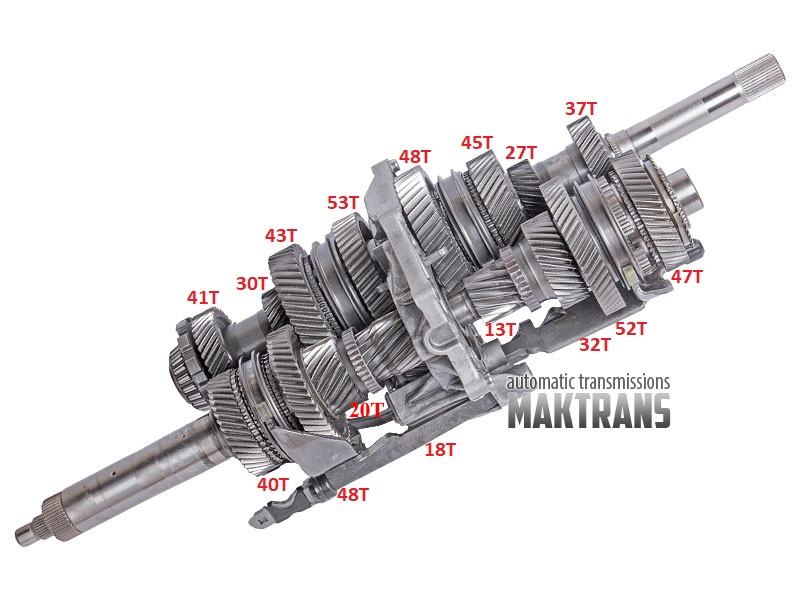 Gear unit 0B5 301 315F 07-up used from VAG – Buy Now for $945 USD