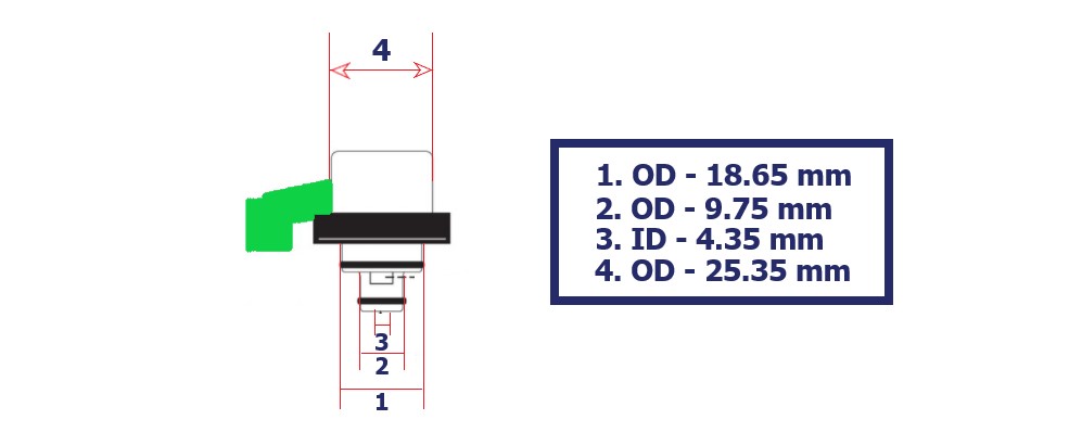 Shift solenoid SUBARU 4EAT [Phase II Version 2] 04 up green connector ...