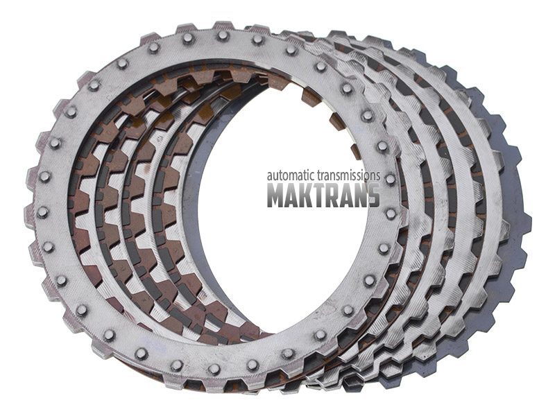 Friction and steel plate kit A Clutch ZF 8HP45 (4 friction plates)