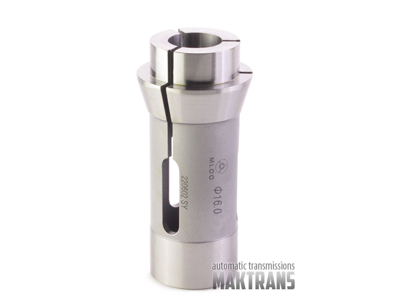 Feeding collet, counter spindle collet of a two-spindle automatic lathe ...