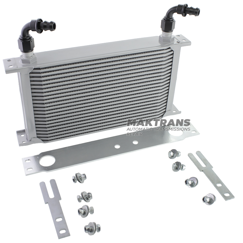 Universal oil radiator 21-row thread pitch 3/4"x16 Fitting AN8 Complete ...