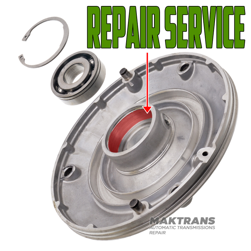 Repair of the front cover (restoration of the bearing seat) VAG CVT ...